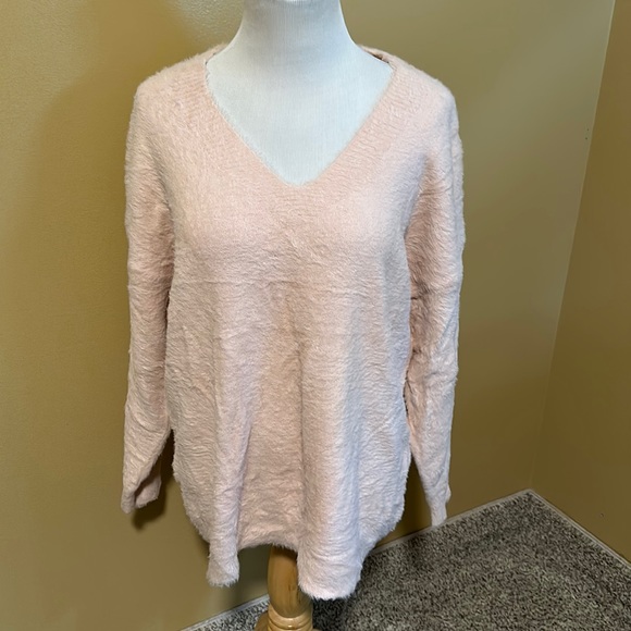 Double Zero | Sweaters | Double Zero Plush Vneck Oversized Sweater ...